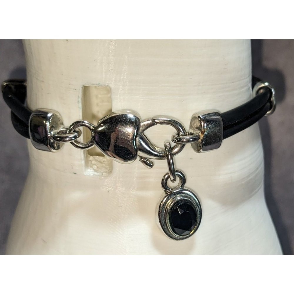 Mx Signature Black And Silver Bracelet - Gem